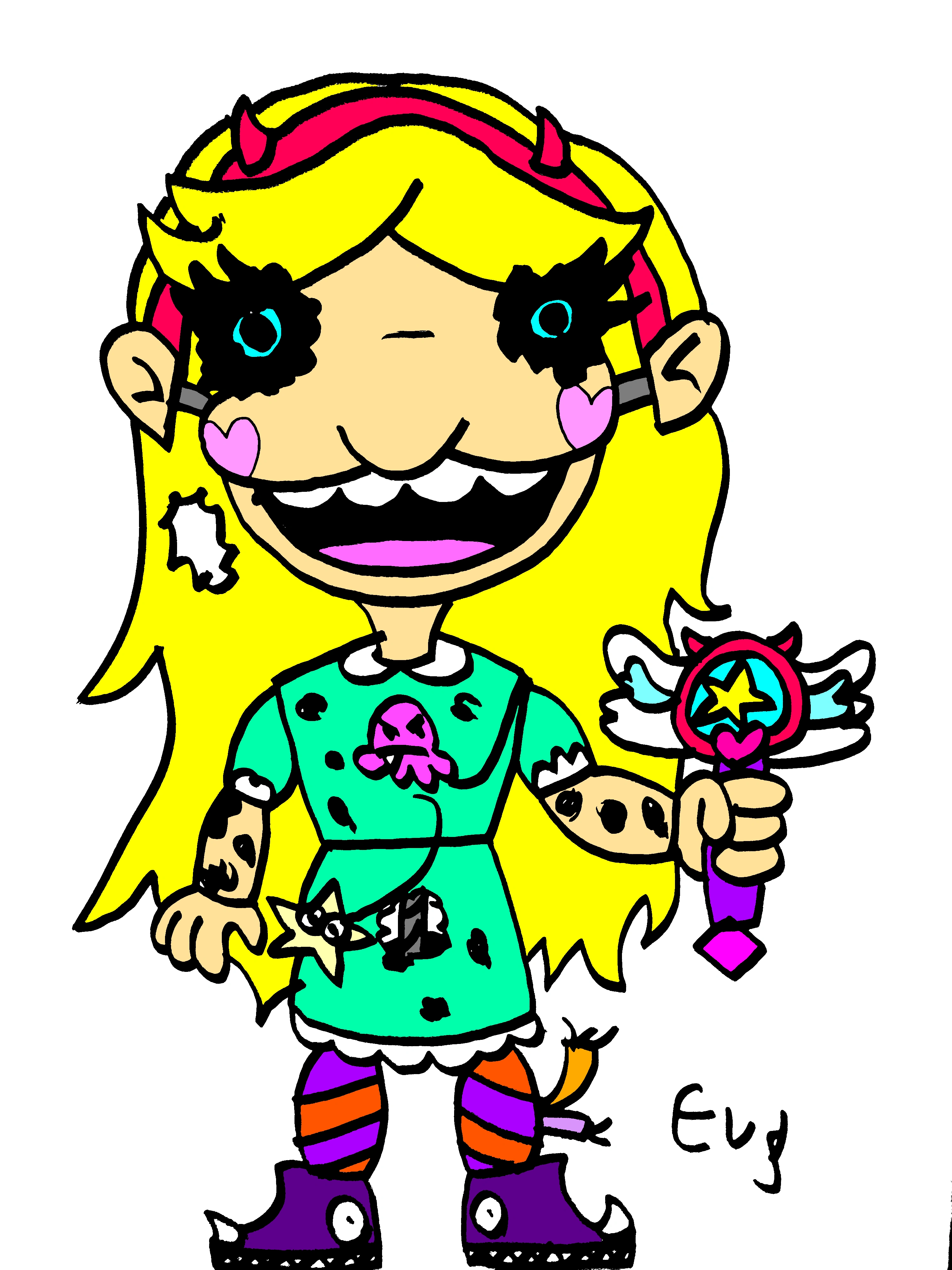 My drawing of FNAF Star Butterfly | Fandom