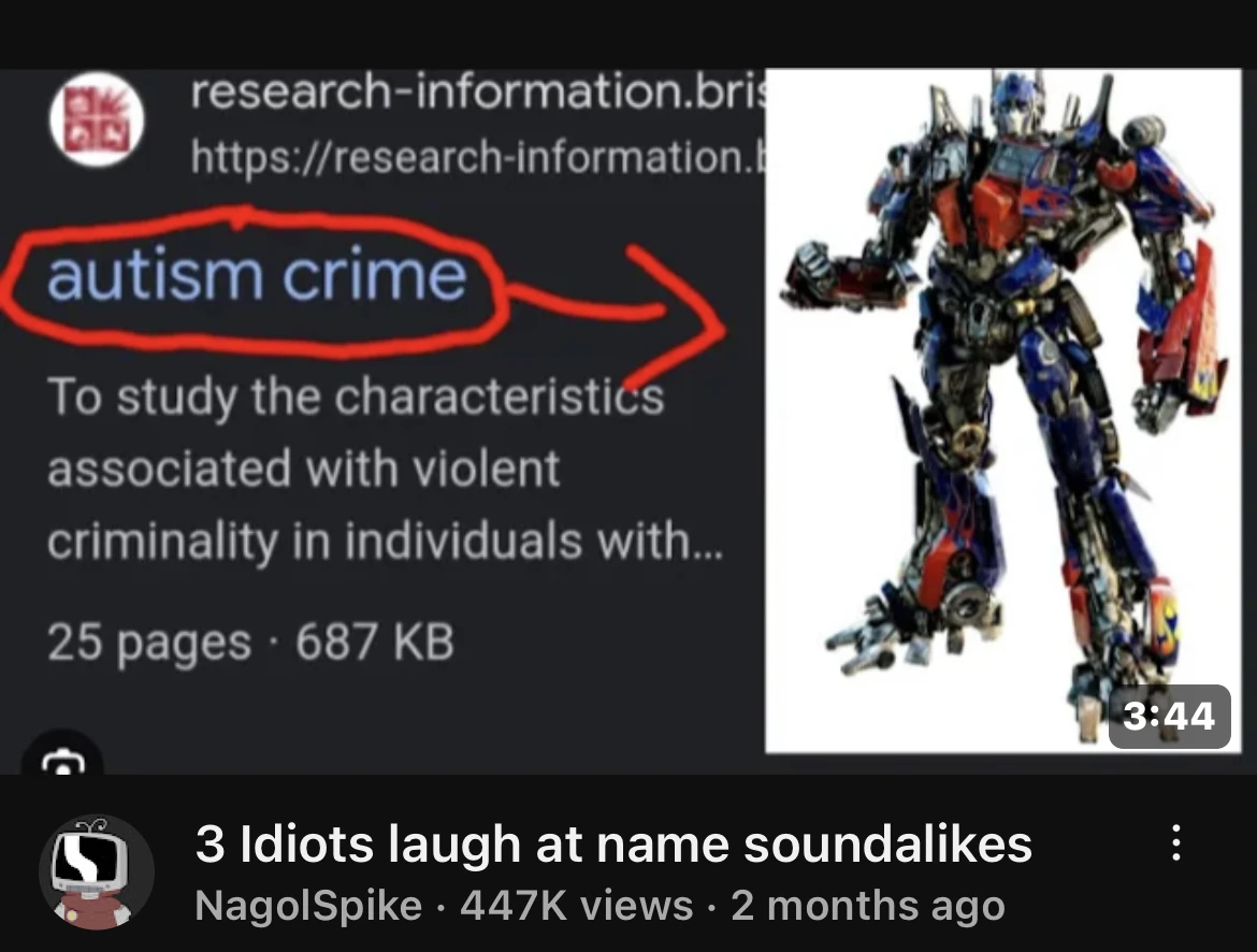 autism crime | Fandom