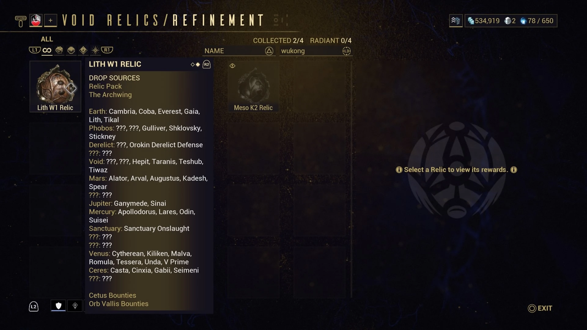 Wukong Prime relics | Fandom