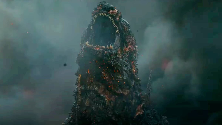 Godzilla gets burned in minus one. | Fandom