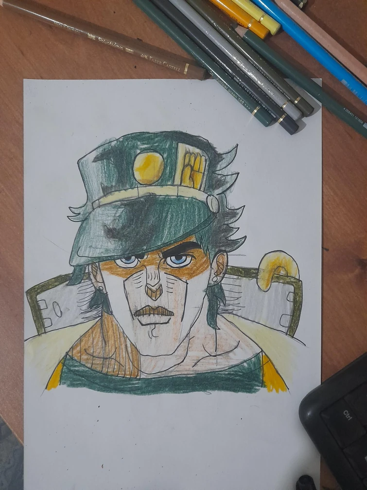 My drawing of Jotaro | Fandom
