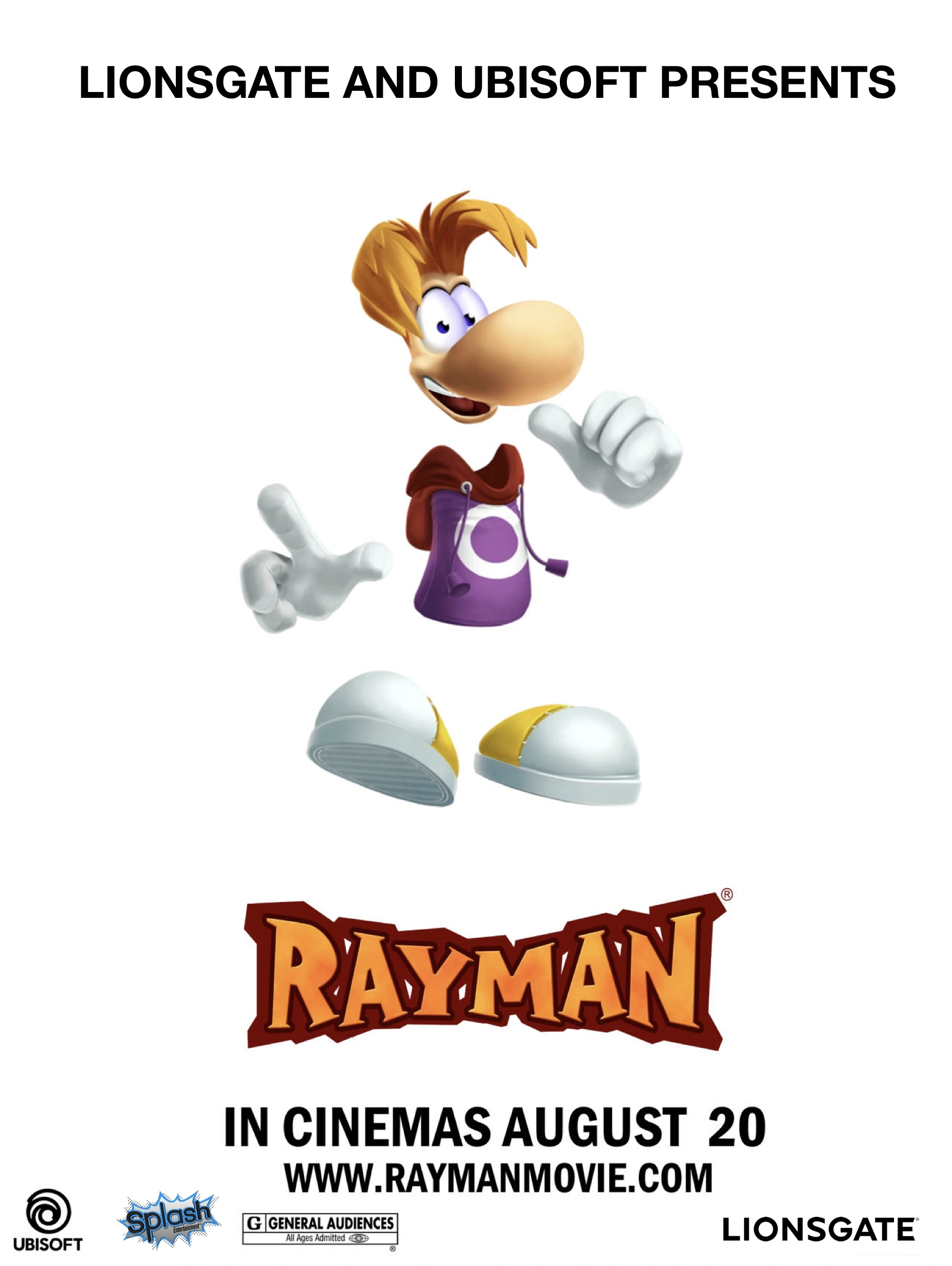 Rayman Movie poster for Lionsgate | Fandom