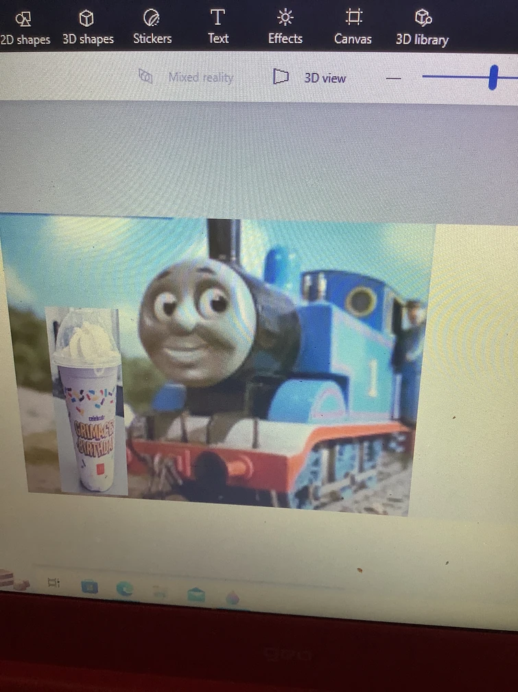 Thomas with a grimace shake | Fandom