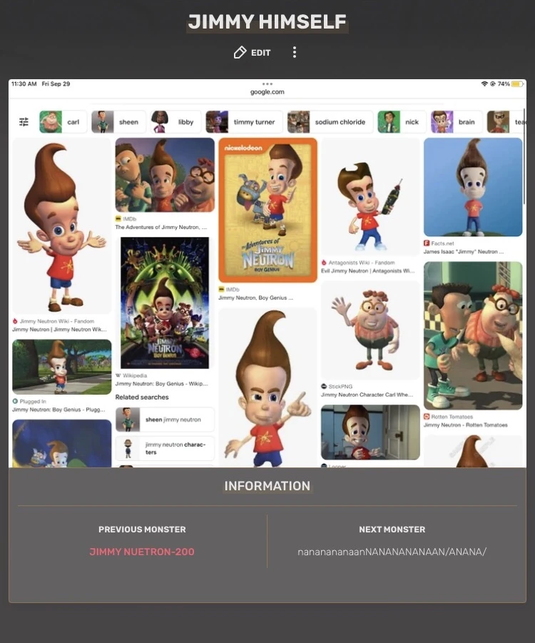 Wow never knew Jimmy neutron was a rooms entity | Fandom