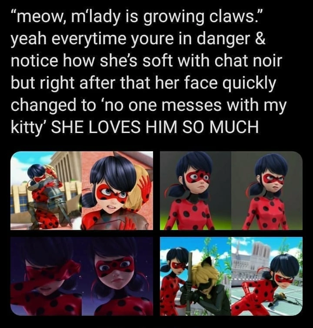 The way she ignores her feelings for Cat under her feelings for Adrien ...