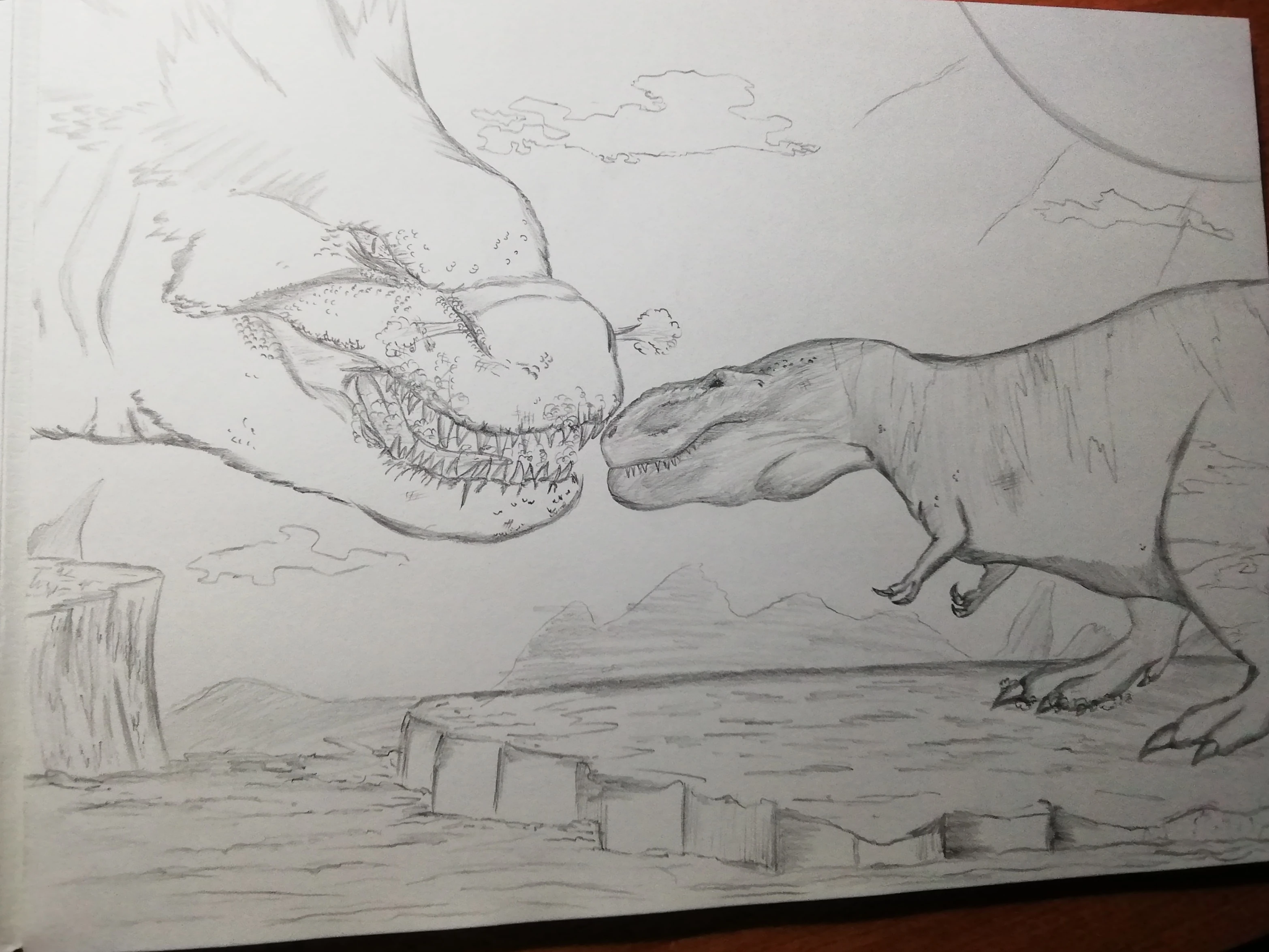 Godzilla VS T-Rex | Fandom
