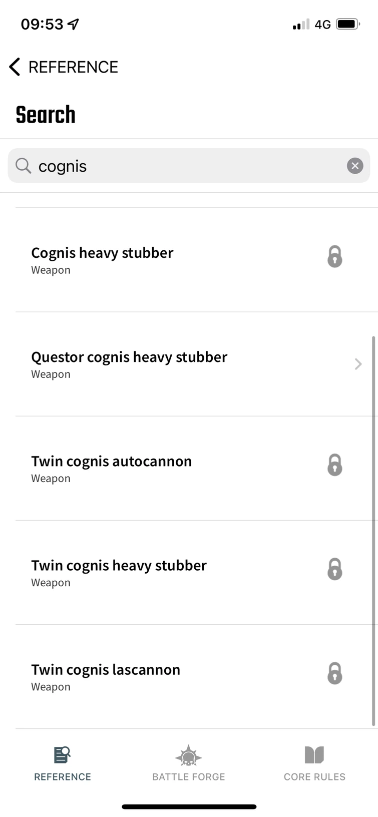 Cognis weapons | Fandom
