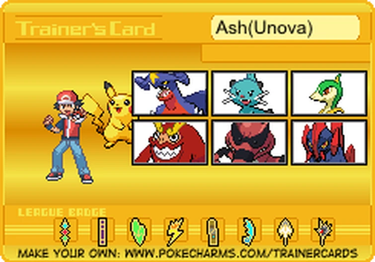Ash Unova Team Remake | Fandom