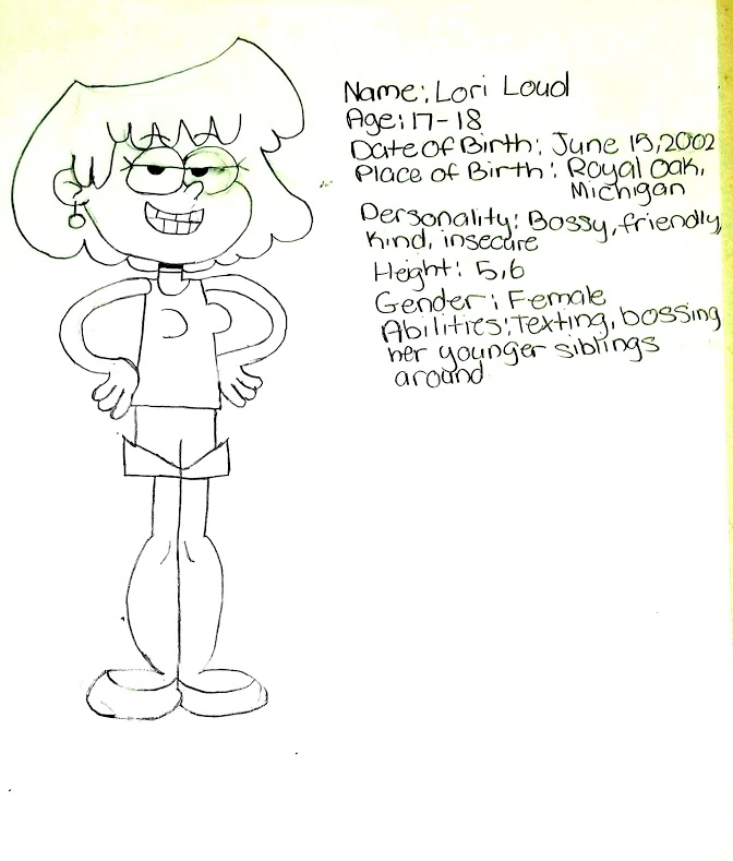 What do you guys think about my picture of Lori? | Fandom