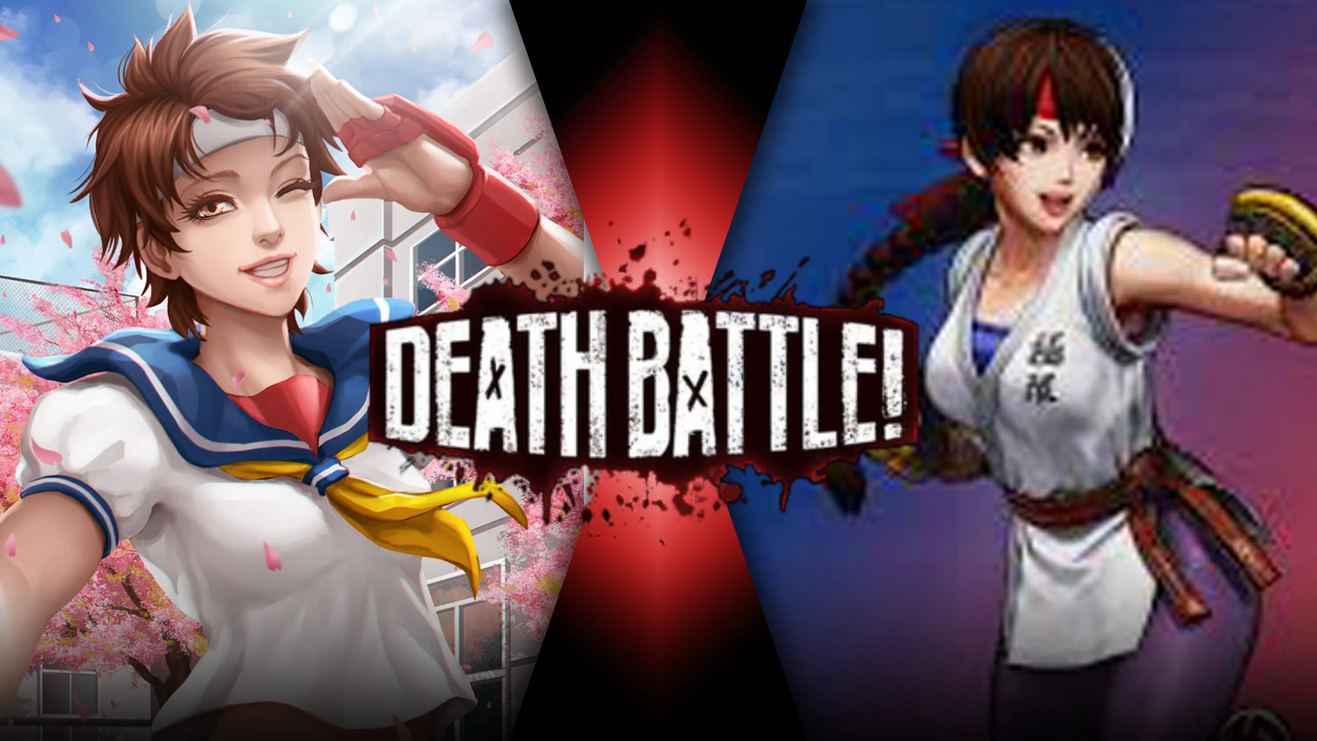 Sakura Kasugano ( Street Fighter ) VS Yuri Sakazaki ( King of Fighter ...