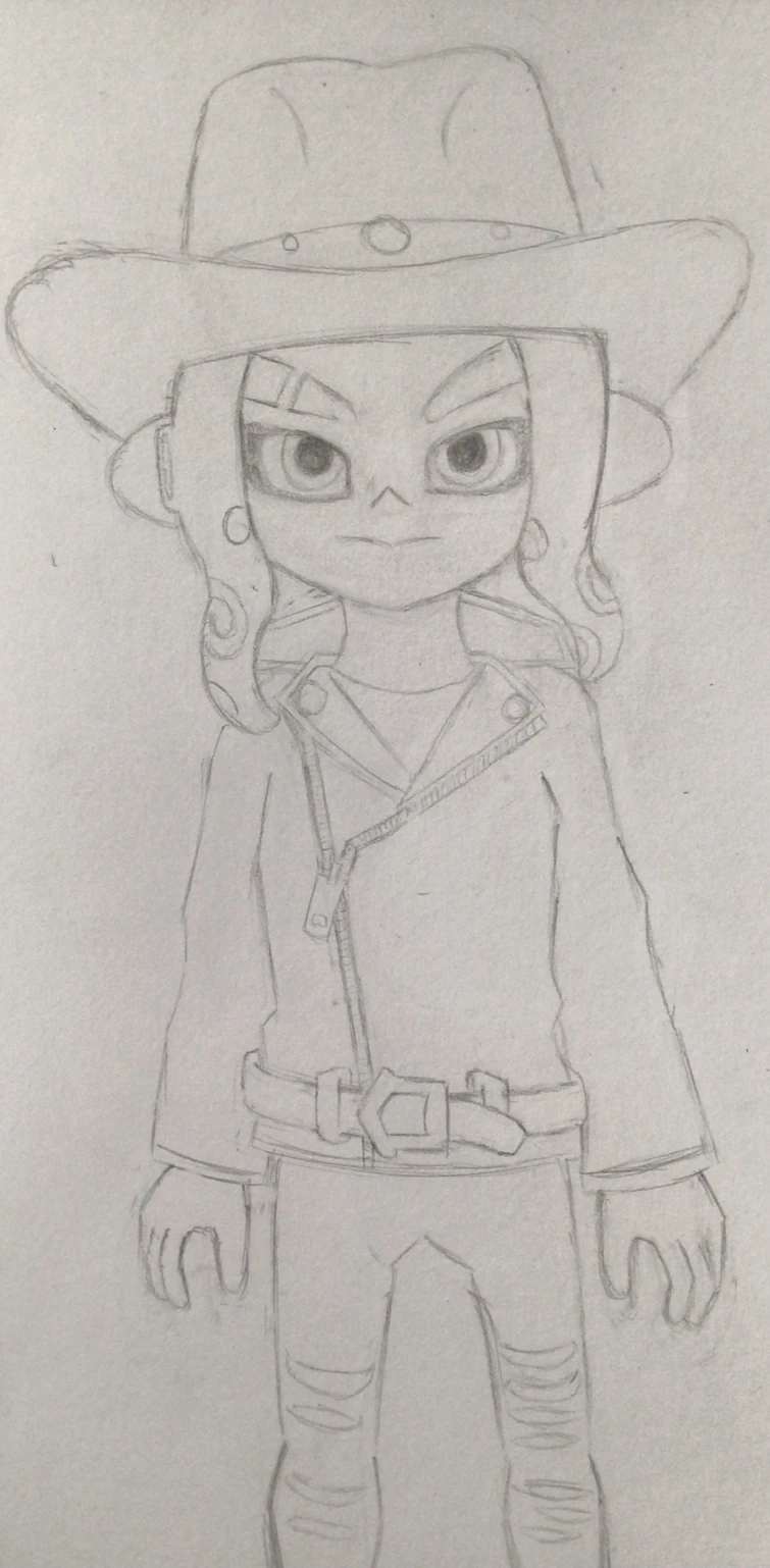I drew my Octoling (click to see full image) | Fandom