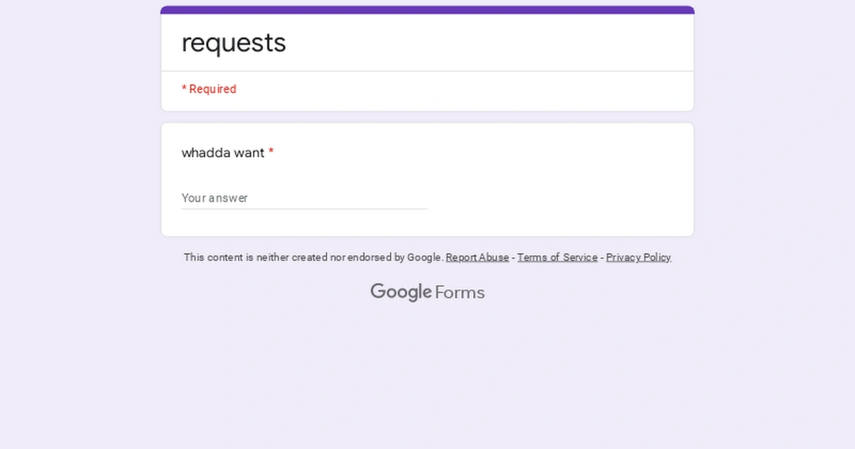 reqs are open :) | Fandom