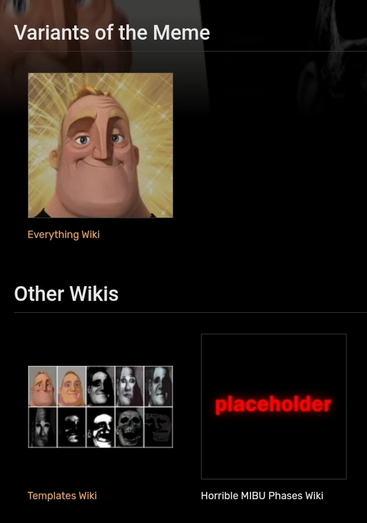 I think all of these wikis are useless imo | Fandom