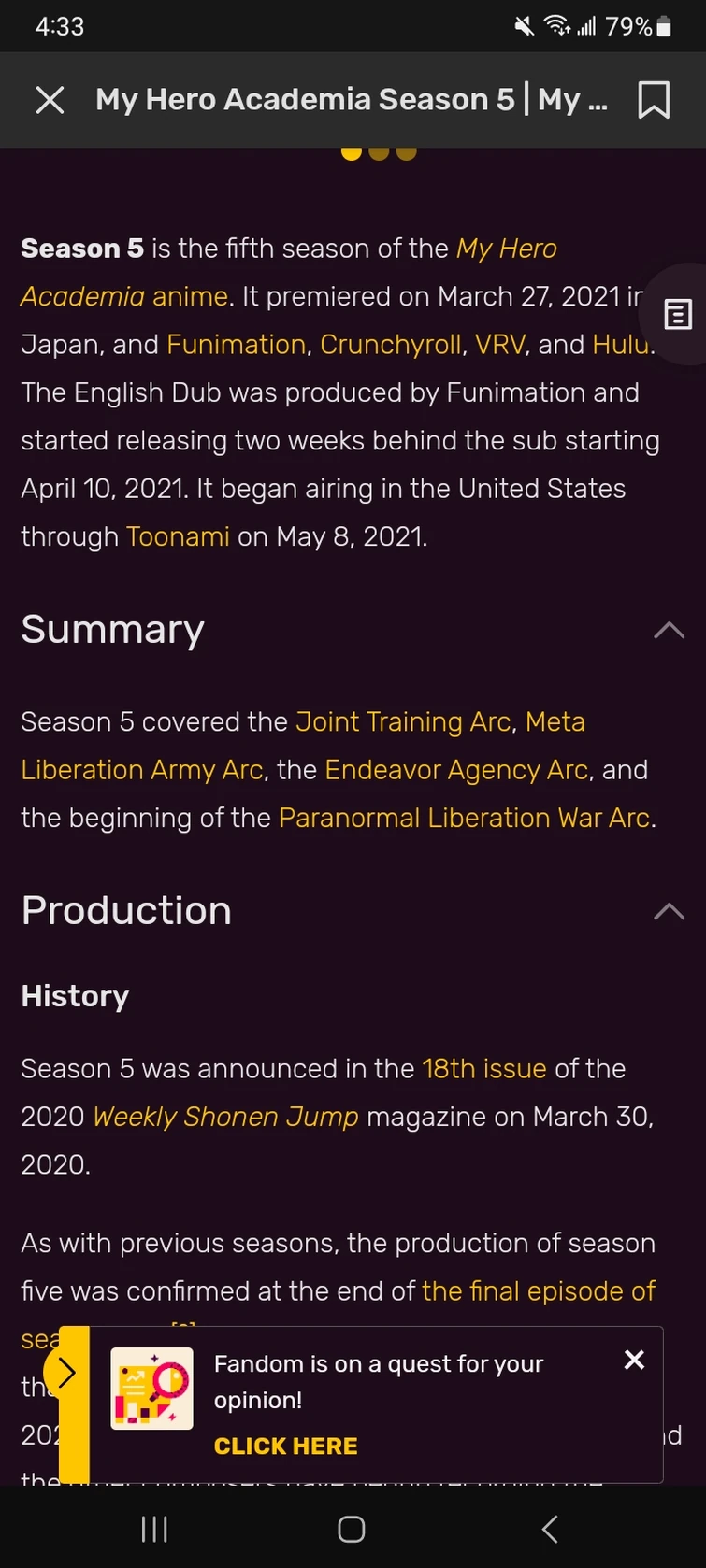 [Spoilers] Regarding season 7 and the Final War arc… | Fandom