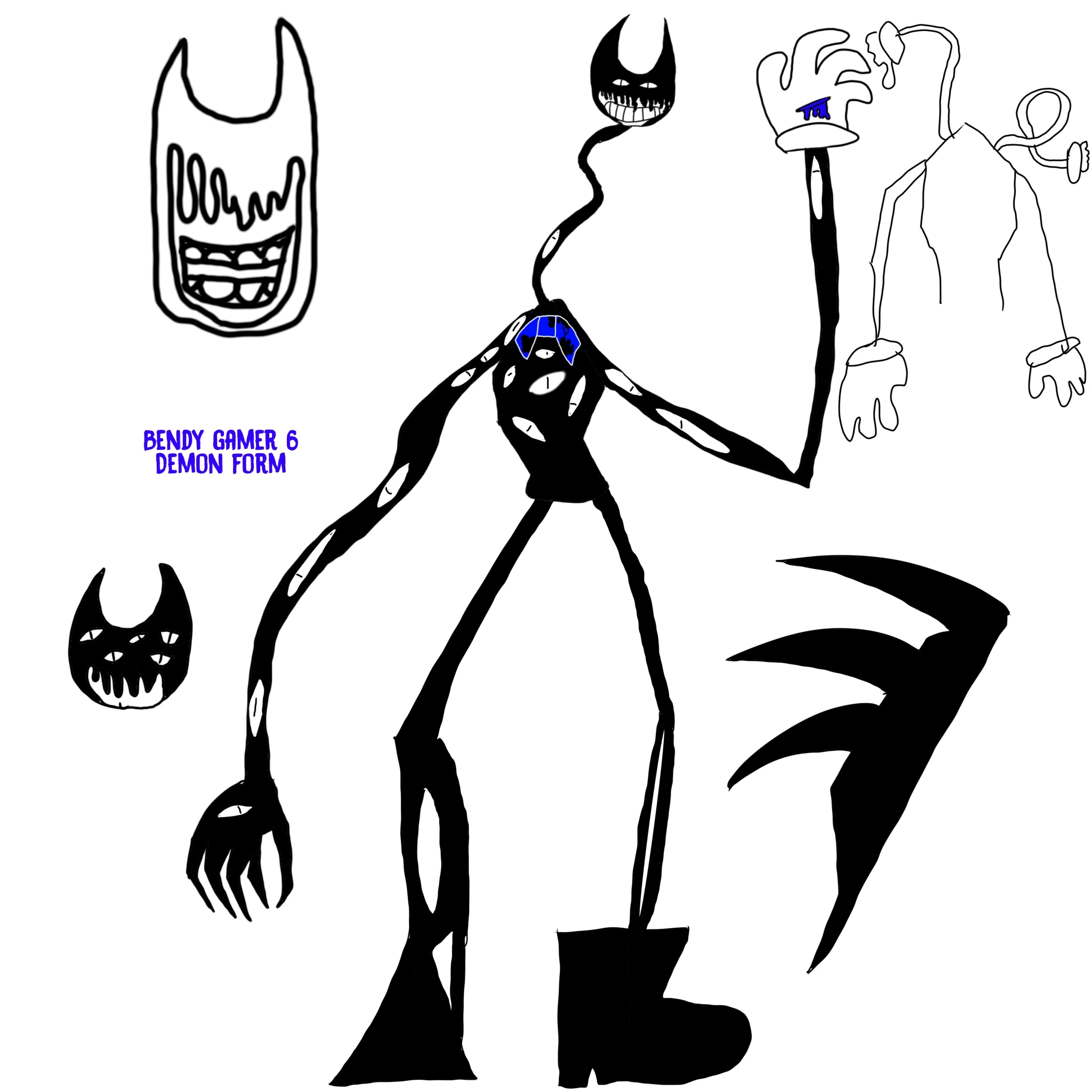 Bendy gamer 6 nightmare form | Fandom