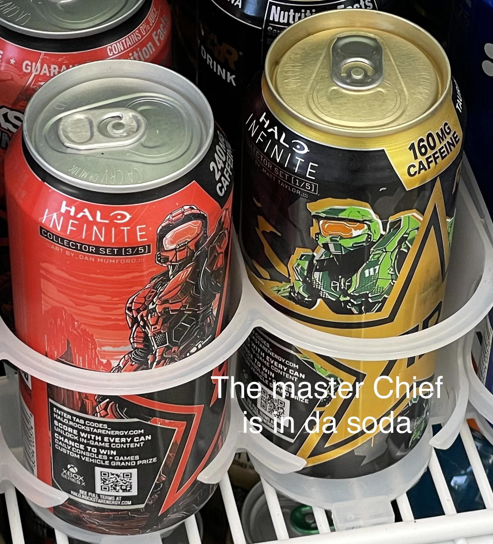 They put da master chief in da soda | Fandom