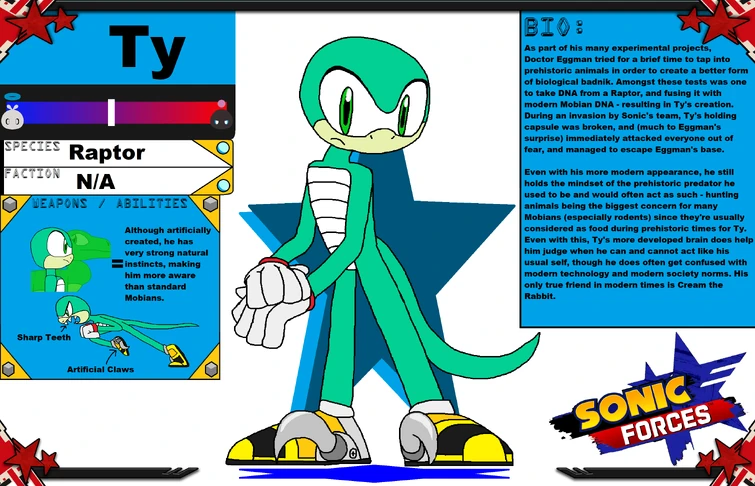 Made a "Sonic Forces" OC Template. Have fun ^^ | Fandom
