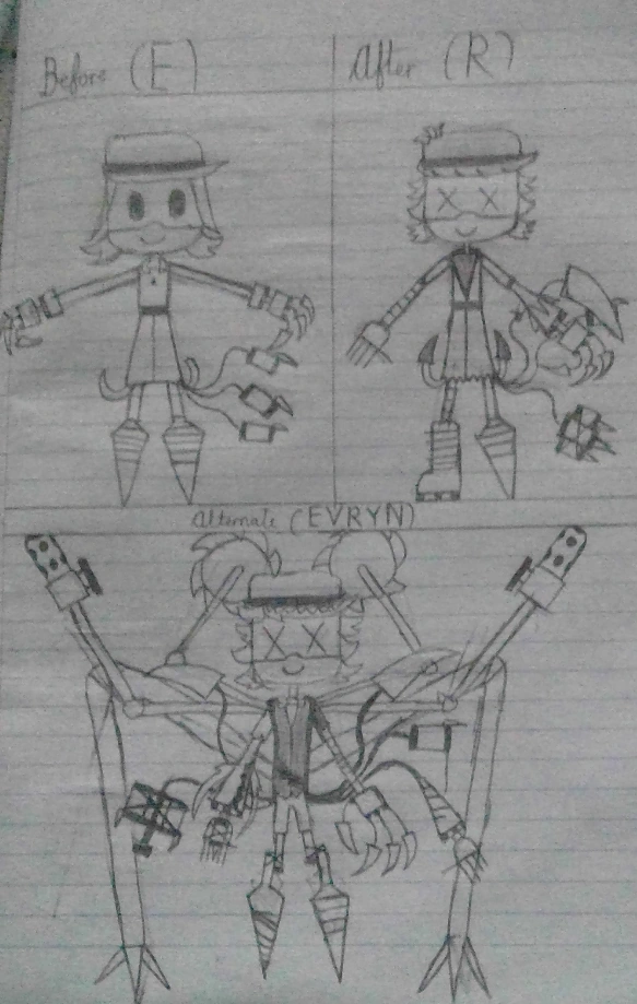 more E, R, and EVRYN art. | Fandom