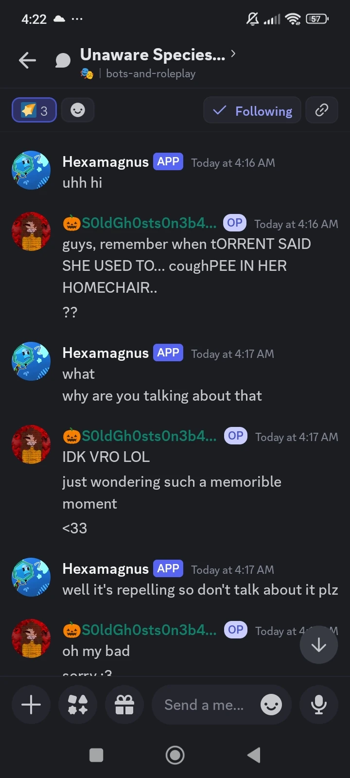 day 1. first part (RAINS WIKI DISCORD ROLEPLAY) | Fandom