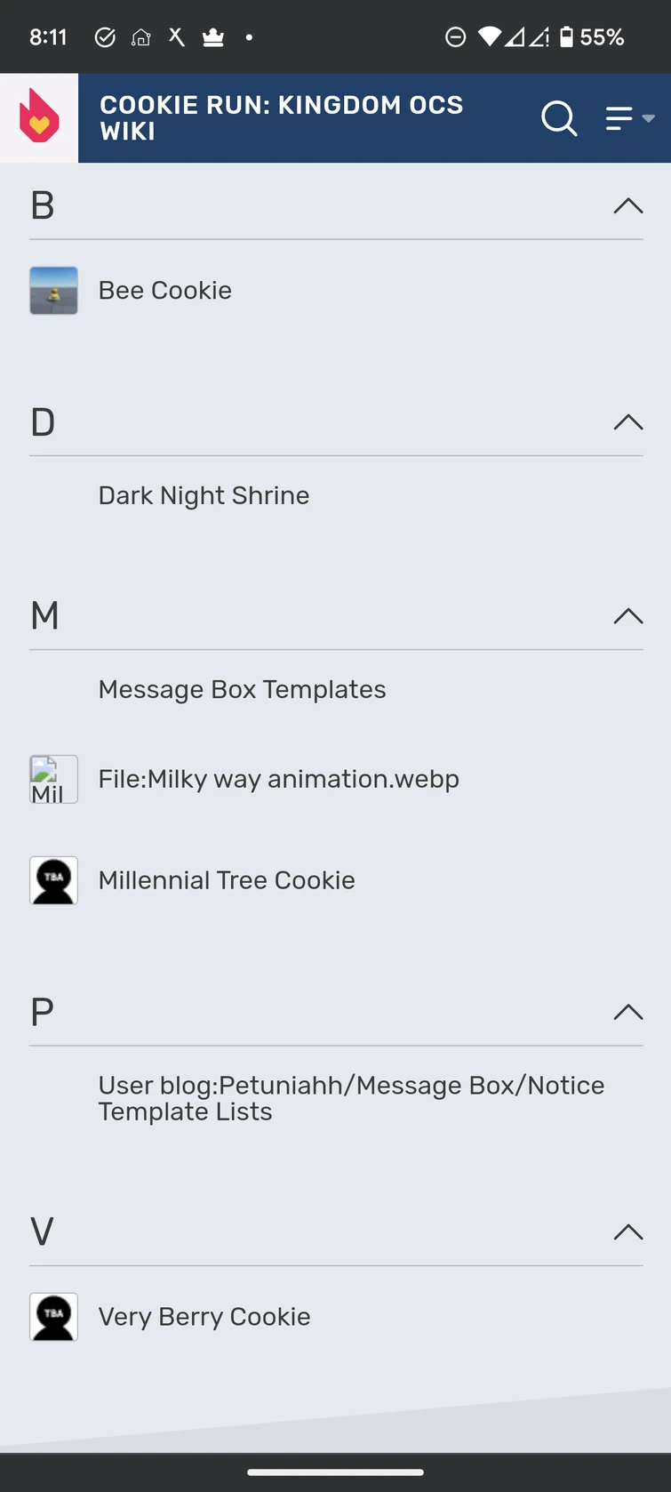 I check one of the Categories and.. | Fandom