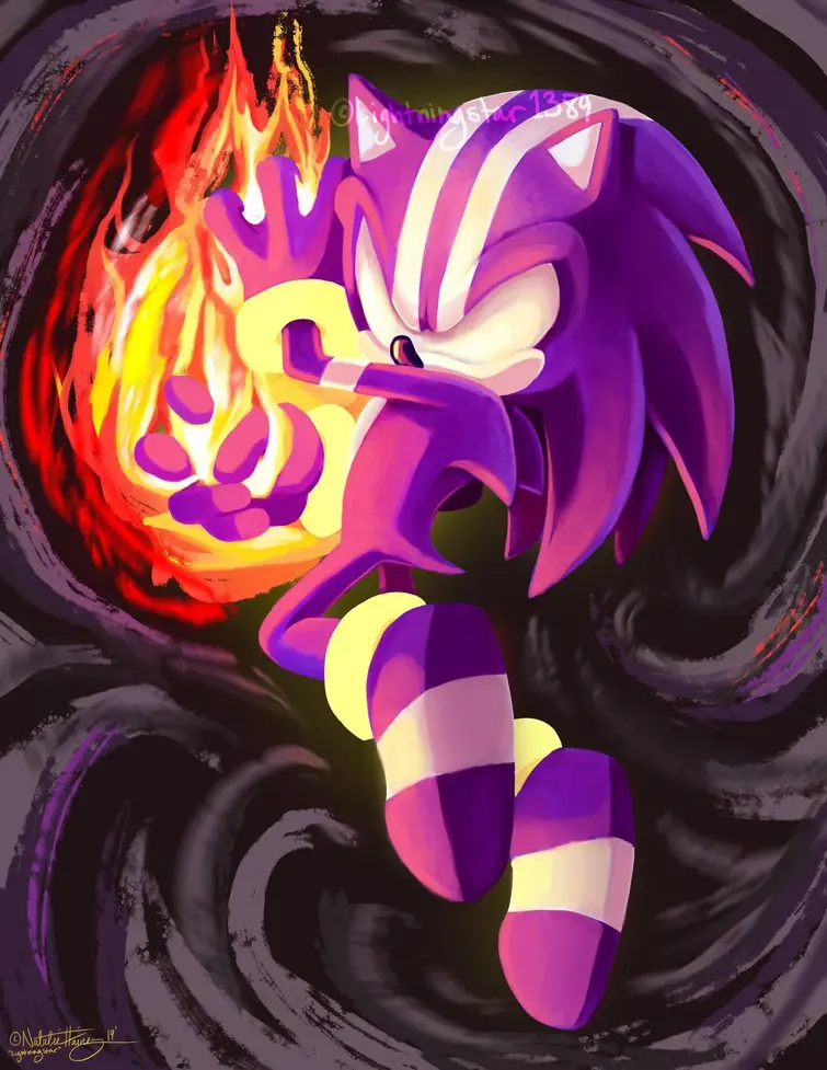 I drew Darkspine sonic!!!!!!!!!!!!!!!!!!!!! | Fandom