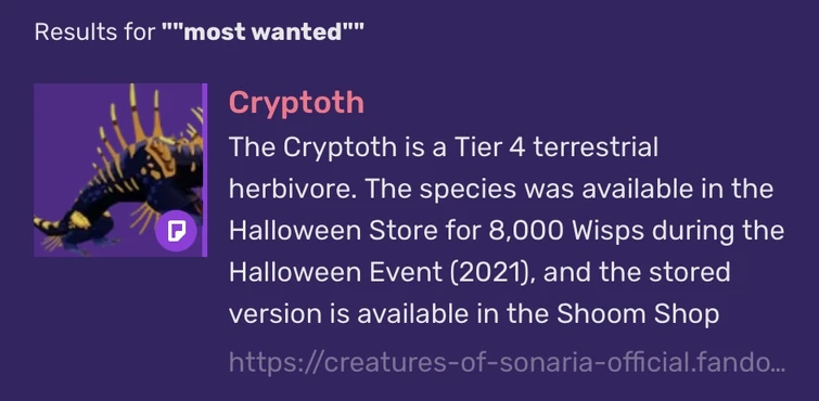 guys… how much for Cryptoth alive? | Fandom