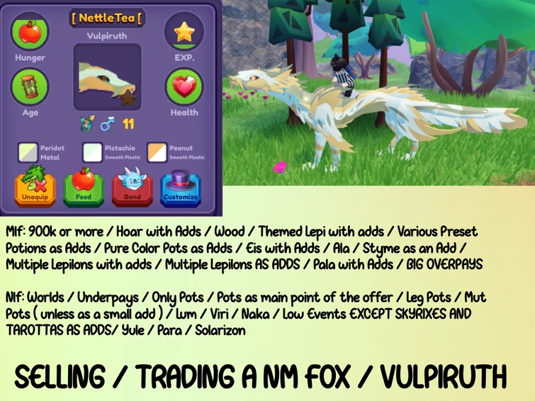 Trading / Selling Nm Vulpiruth ( Fox / Vulpi ) | Fandom