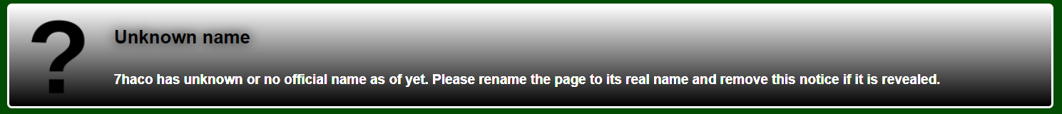 i made Unknown name notice | Fandom