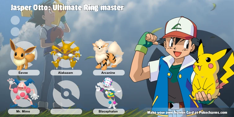 Decided to give my Ocs Pokémon Teams. #1 Jasper Otto Ultimate ...