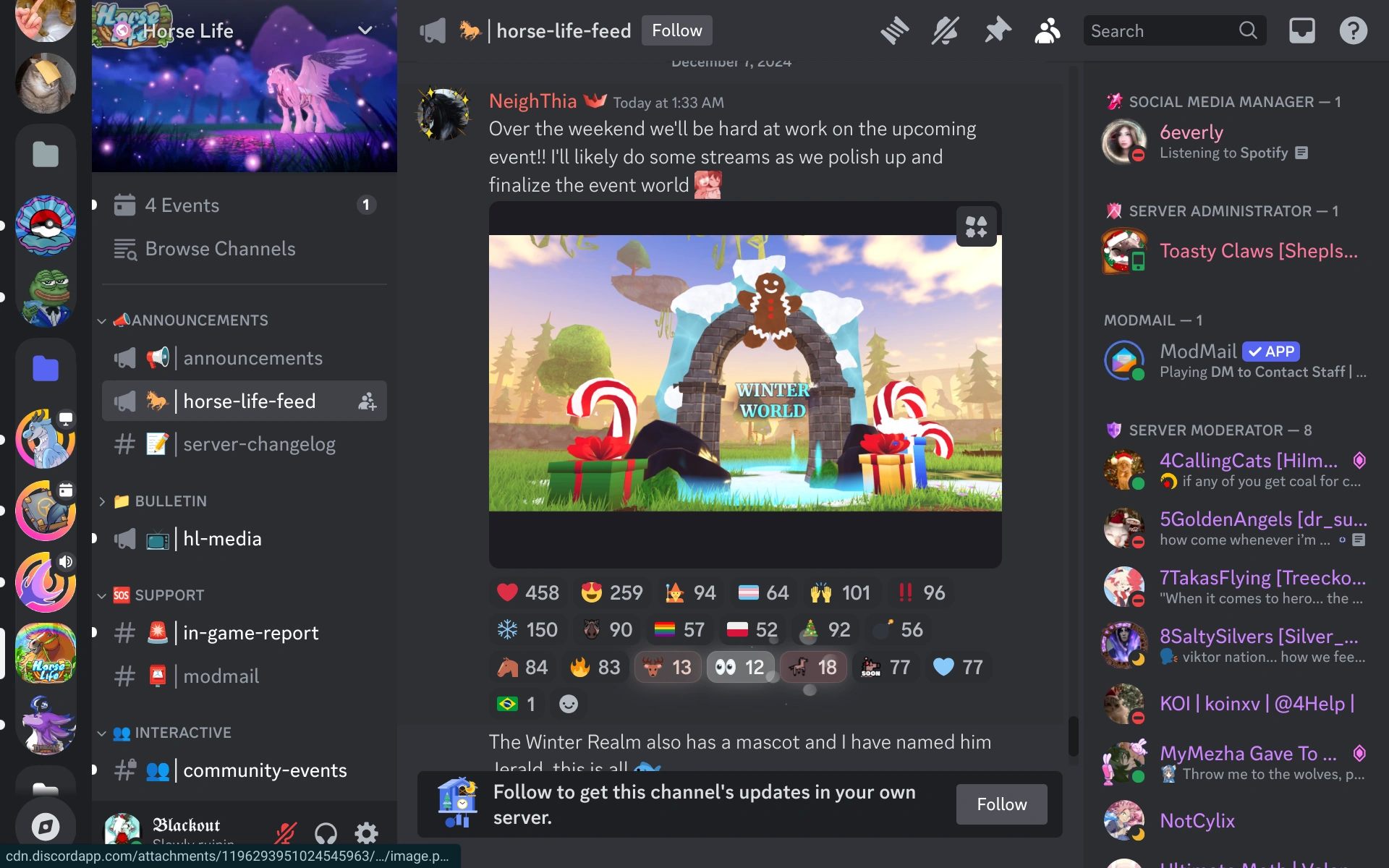 Winter event development from the discord! | Fandom