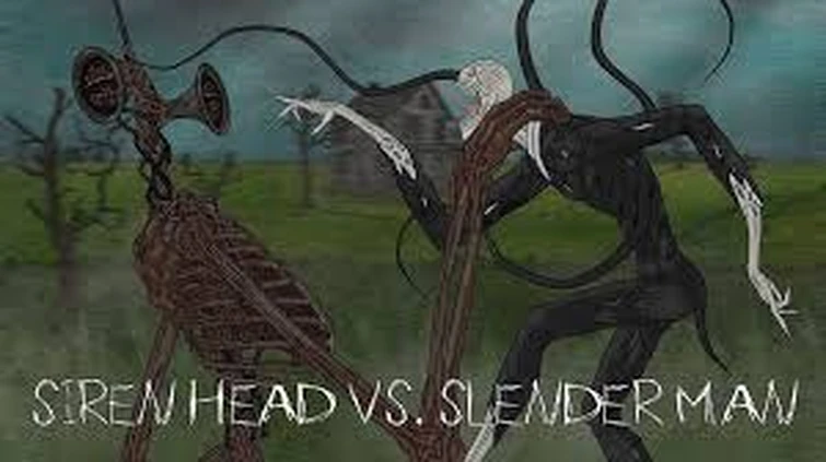 Some cool siren head vs Slenderman pics. | Fandom
