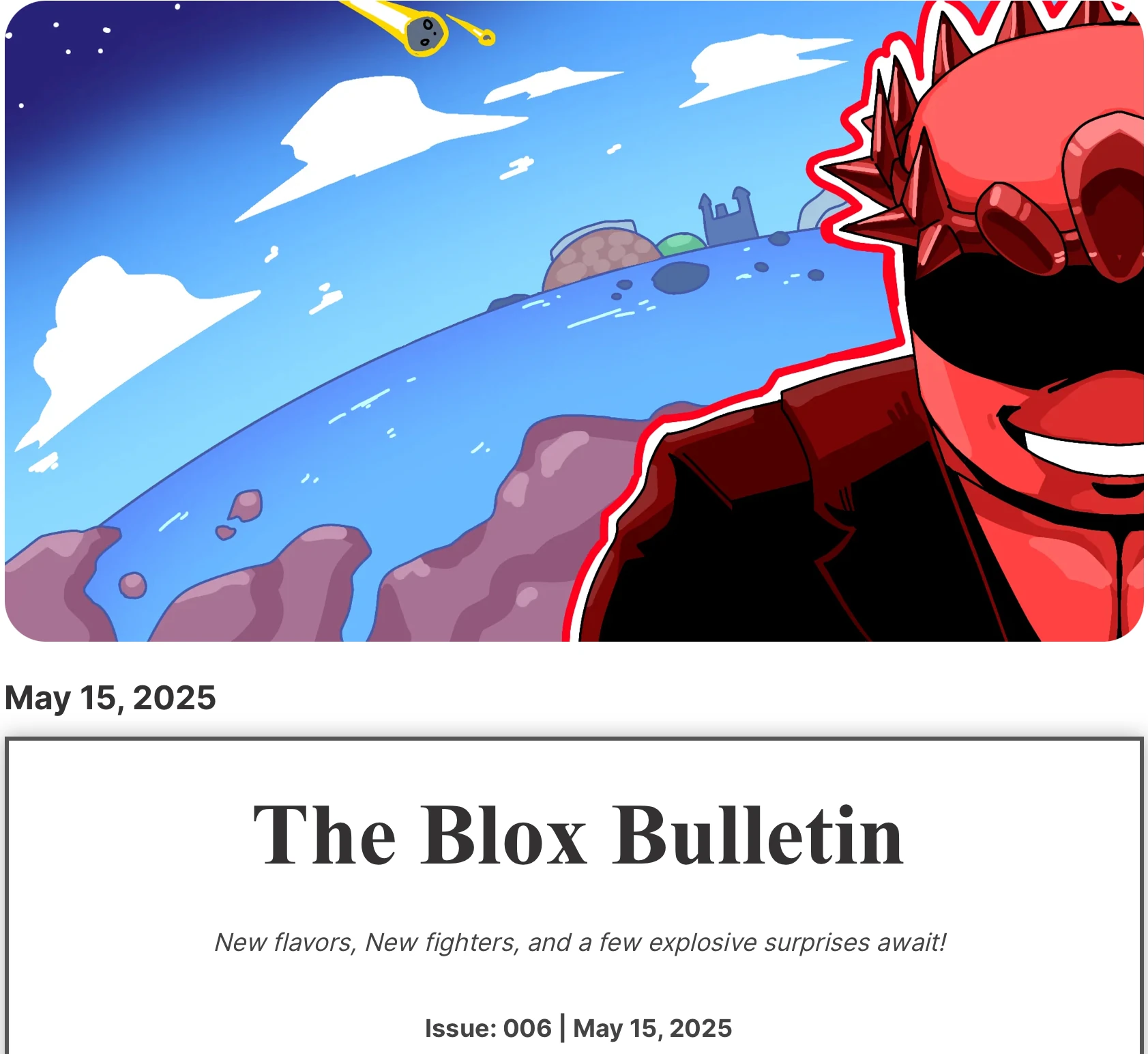 An analysis of the Blox Bulletin #006 | Fandom