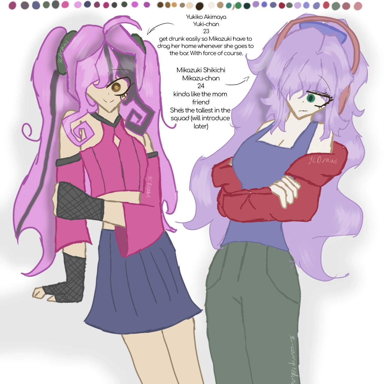 finally drew my main ocs instead of my sprunki ocs | Fandom