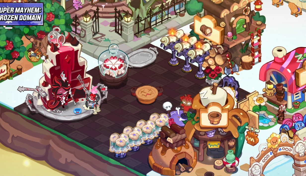 The last area for a cookie I made for now! This is for Red velvet ...