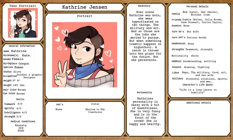 My OC information! | Fandom