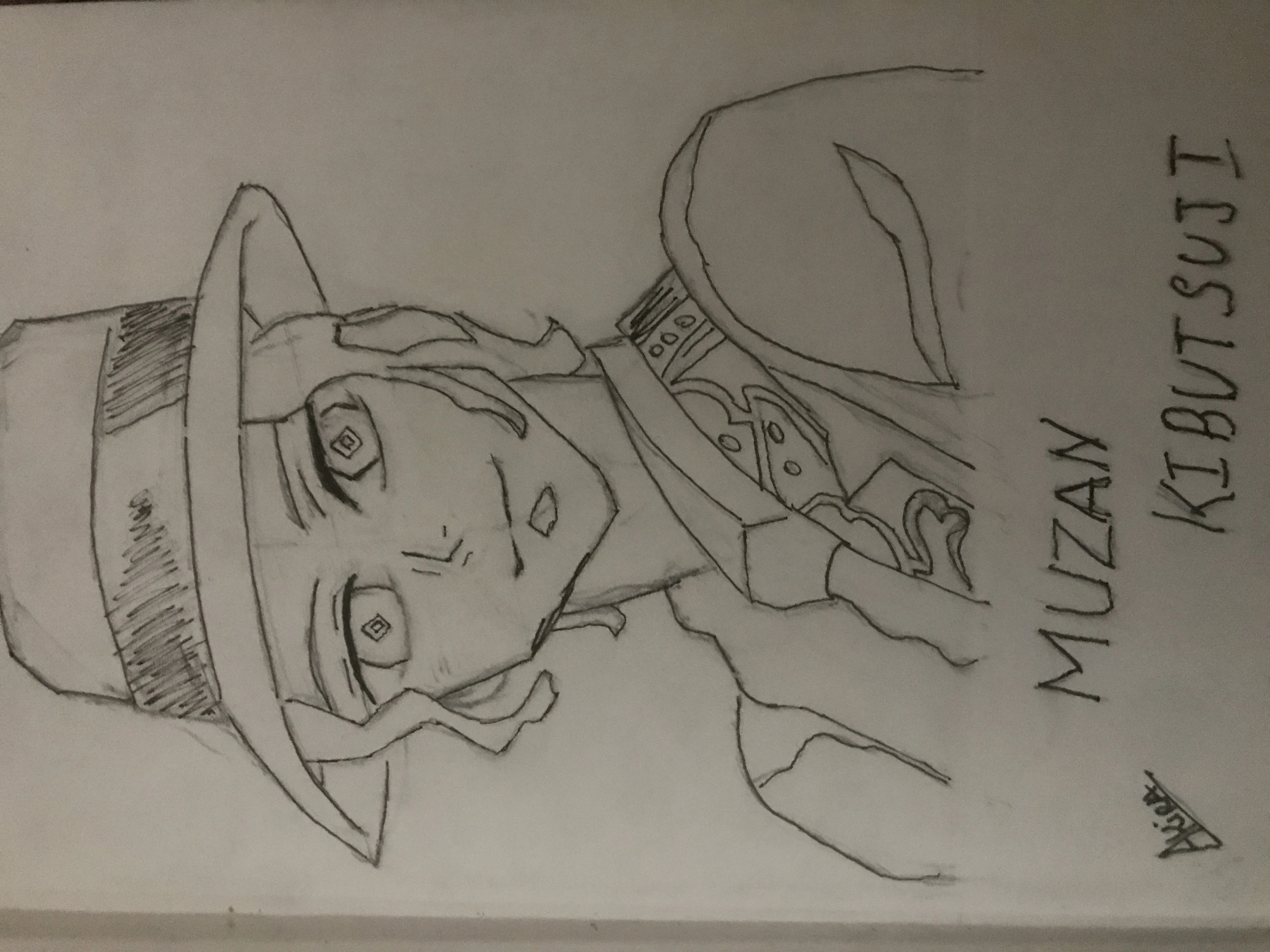 Drawing on Muzan kibutsuji | Fandom