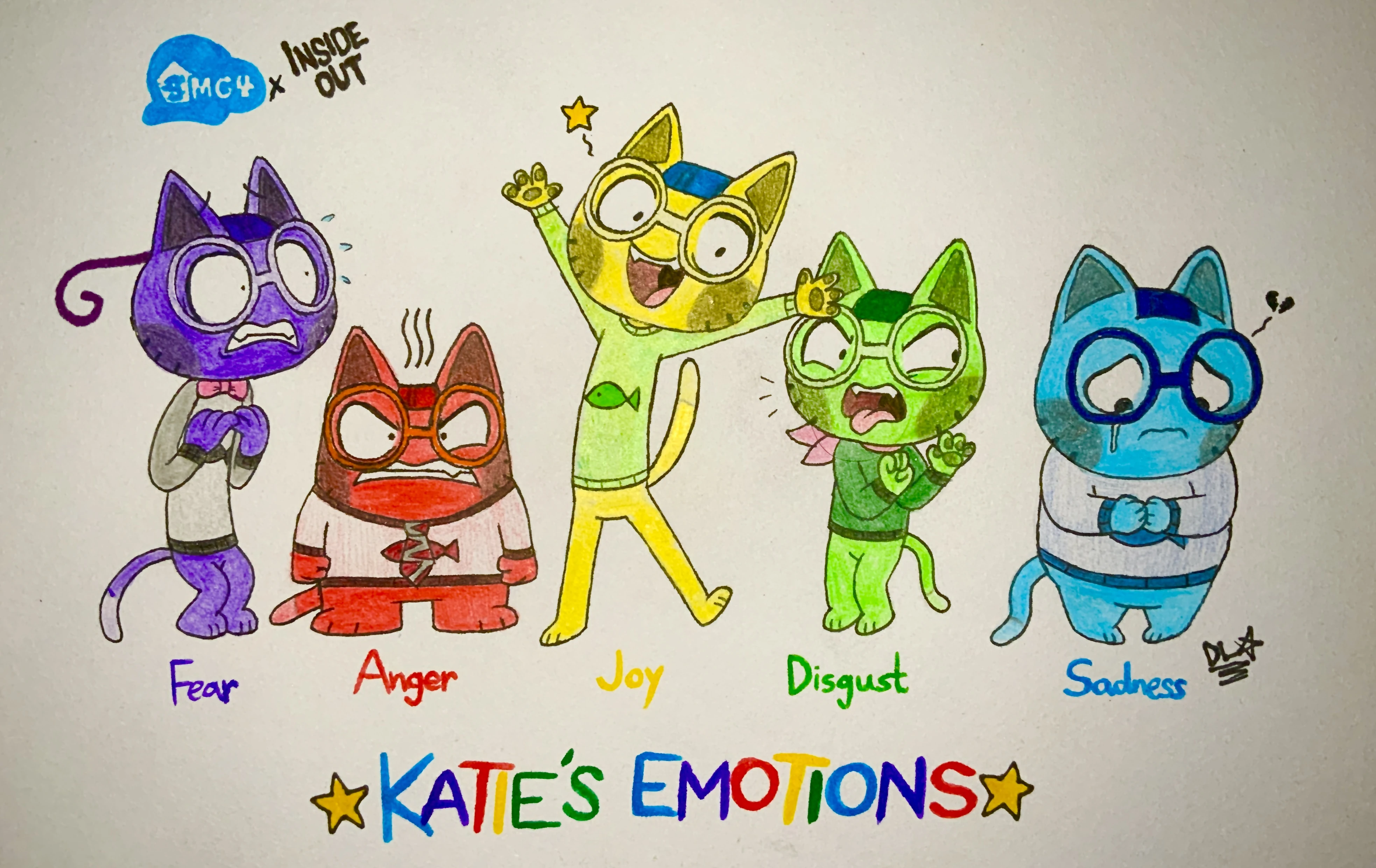 💛💙 ️💜💚KATIE’S EMOTIONS (SMG4 x Inside Out crossover)💛💙 ️💜💚 | Fandom