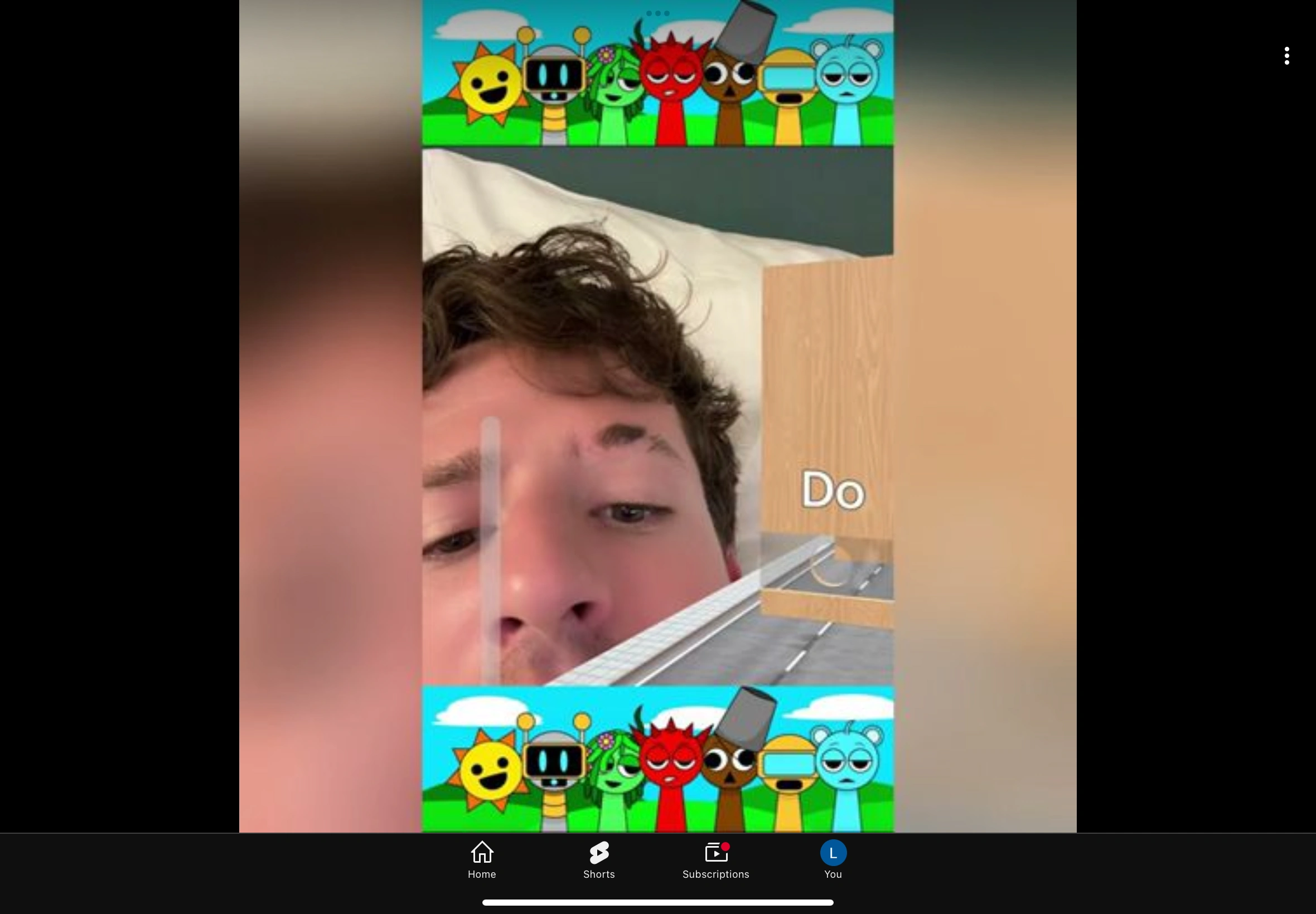 A TikTok filter placed in between Sprunki gameplay. Ads in 2024, people ...