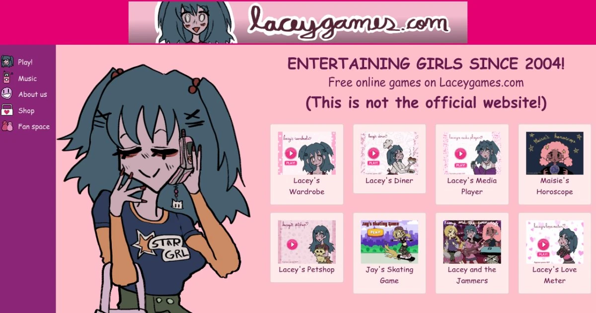 Can someone add Lacey Games in the Proto-Flat Web? | Fandom