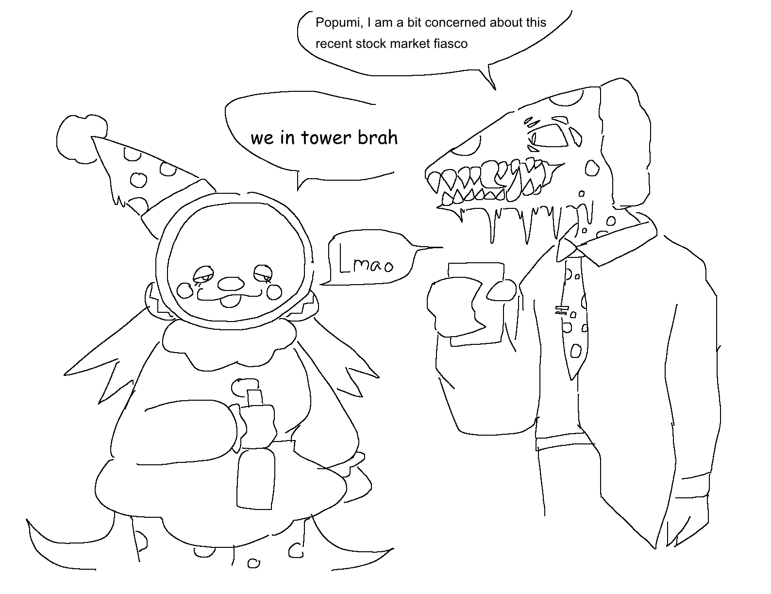 my totally original pizza tower ocs interacting with eachother | Fandom