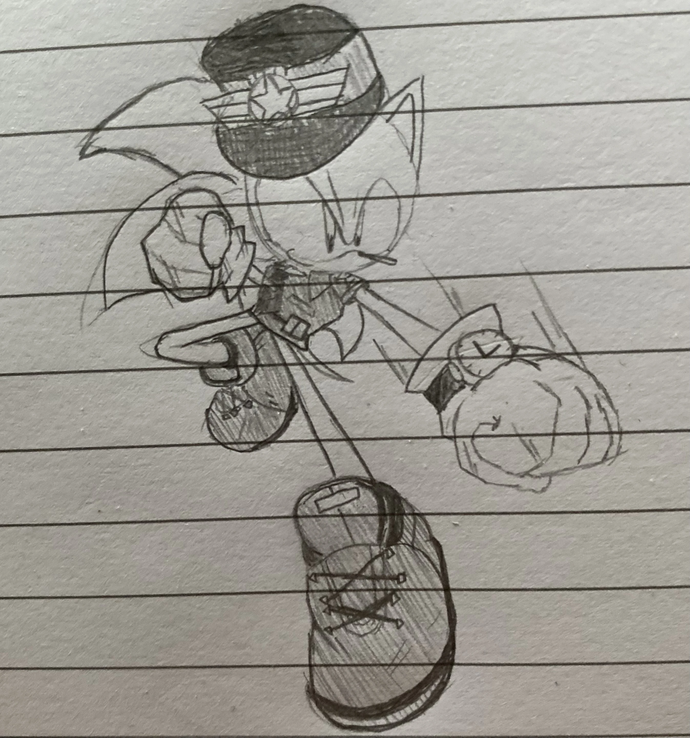 Officer Sonic doodle | Fandom