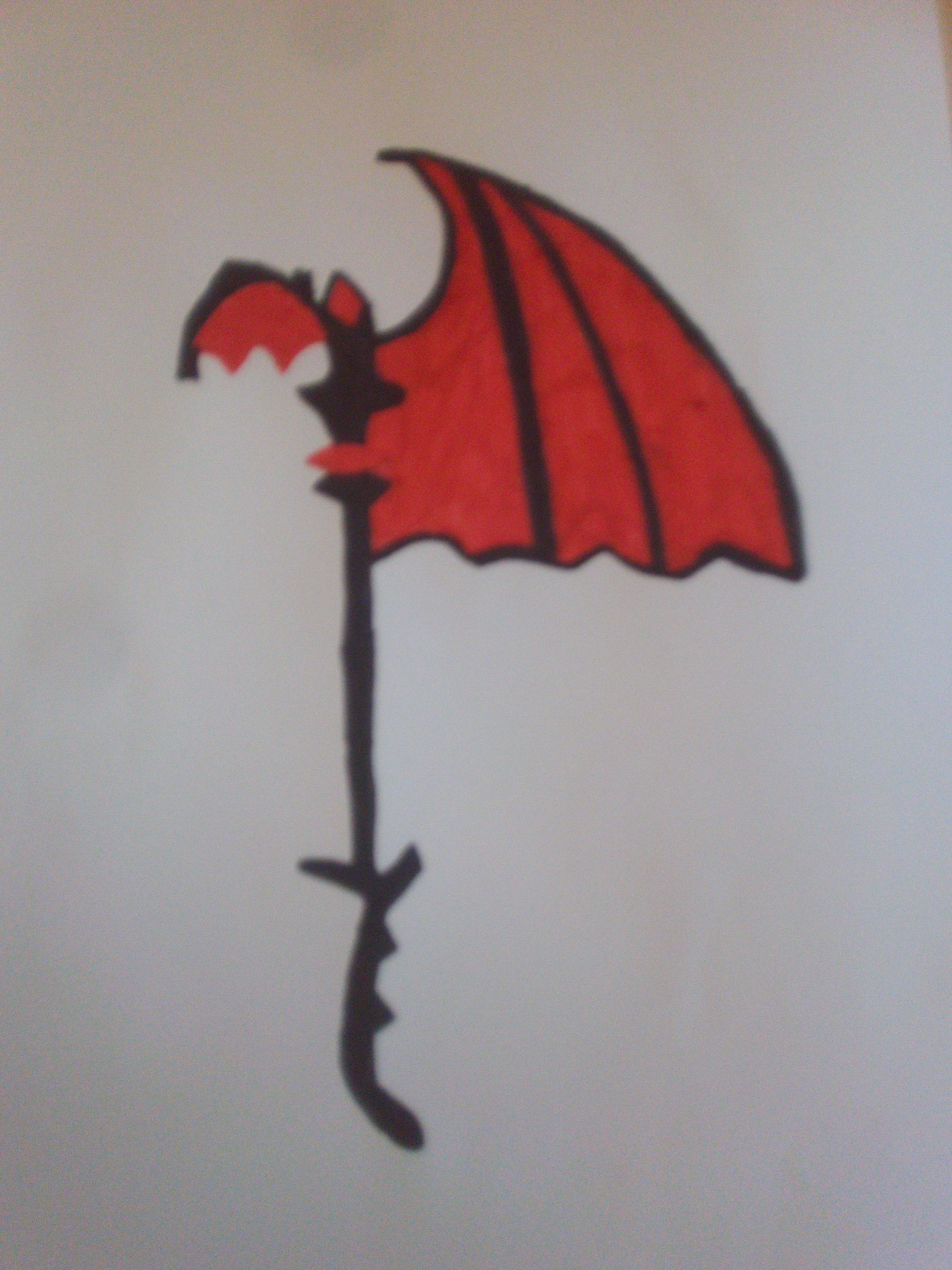 I drew a batwing.... but as an axe | Fandom