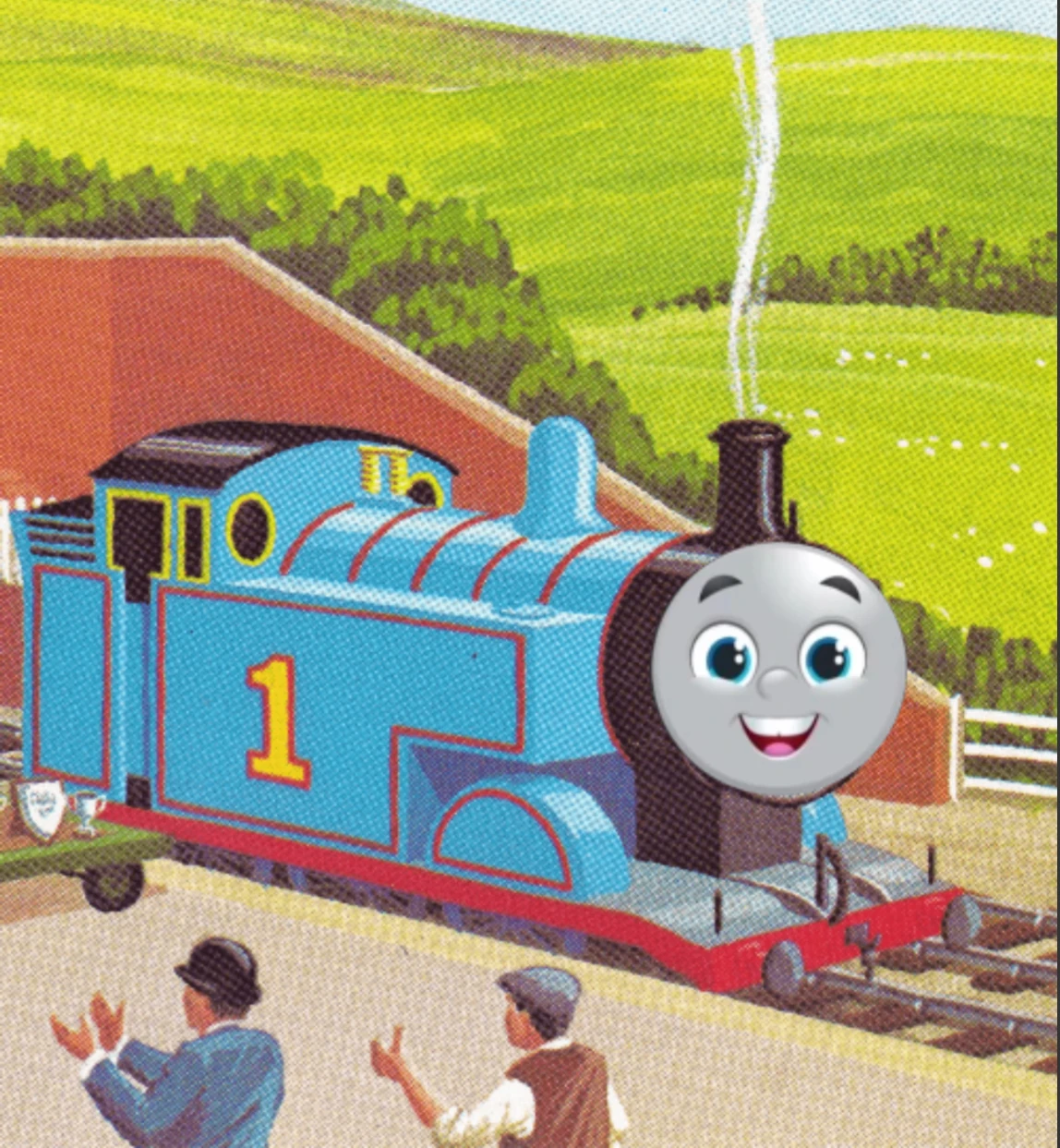 Railway Series Thomas with the face of AEG Thomas | Fandom