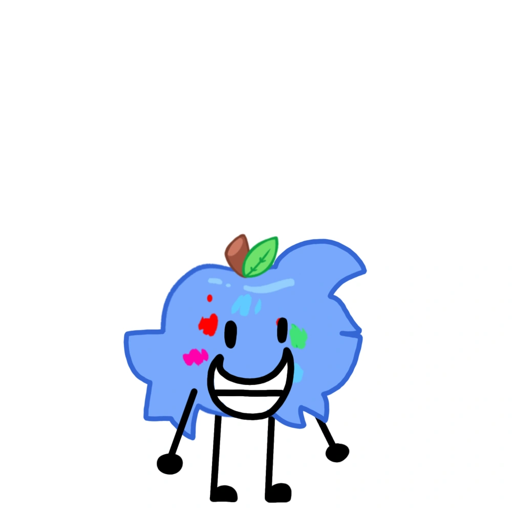 Day one of Blue Apple in osc art stylez: BFDI | Fandom