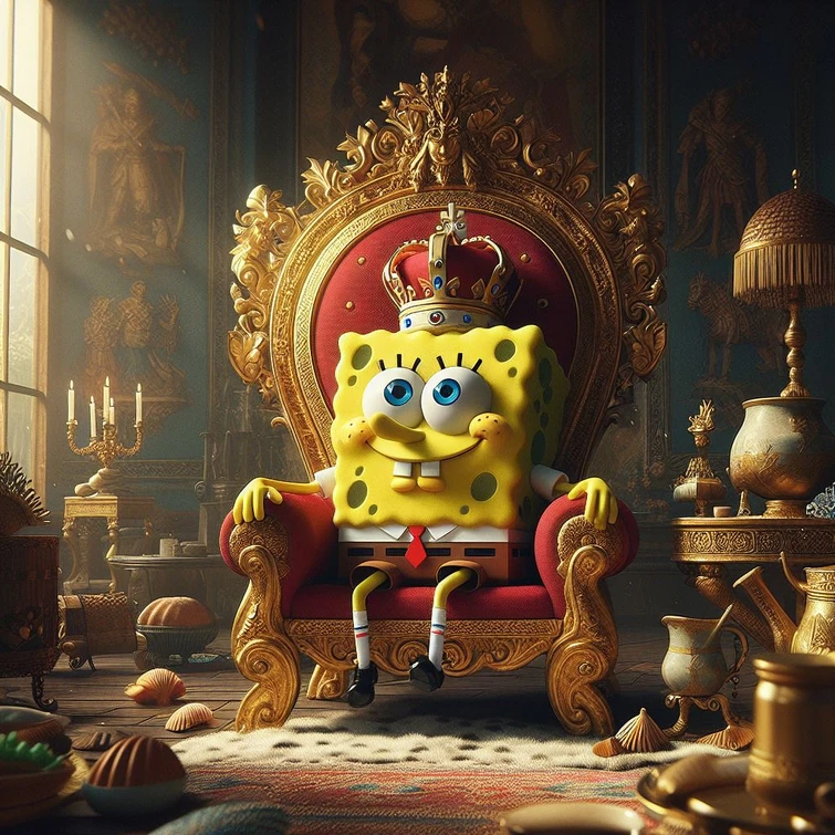 King SpongeBob AI Art | Fandom