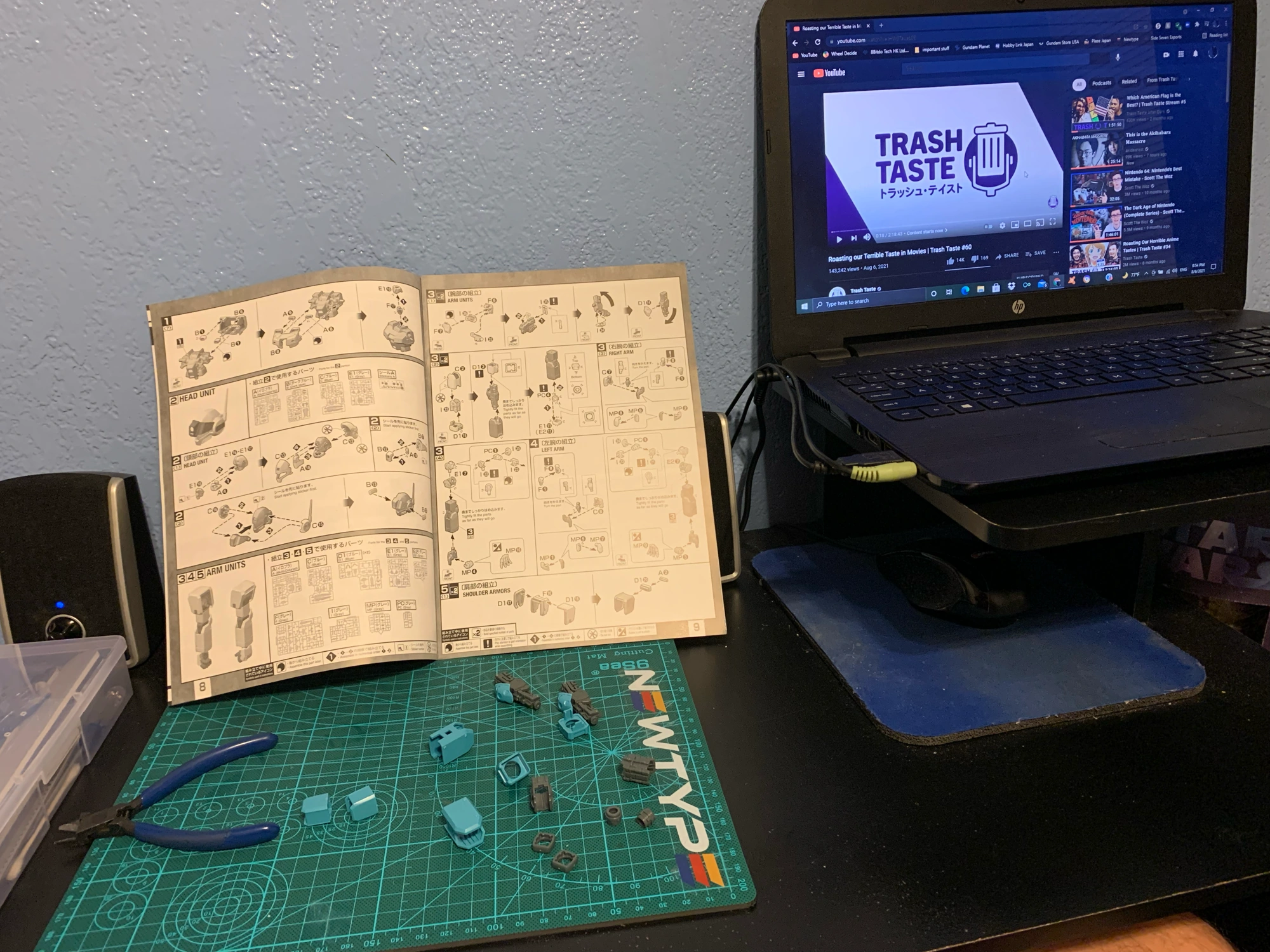 Am I the only one here who watches Trash Taste Podcast while building ...