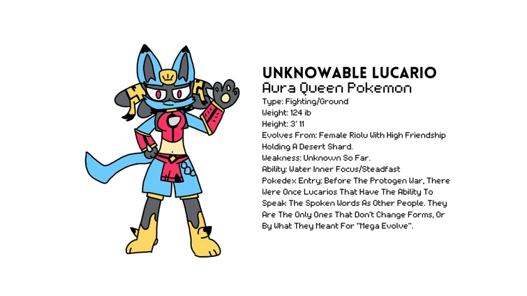 Special Form Of Female Lucario | Fandom