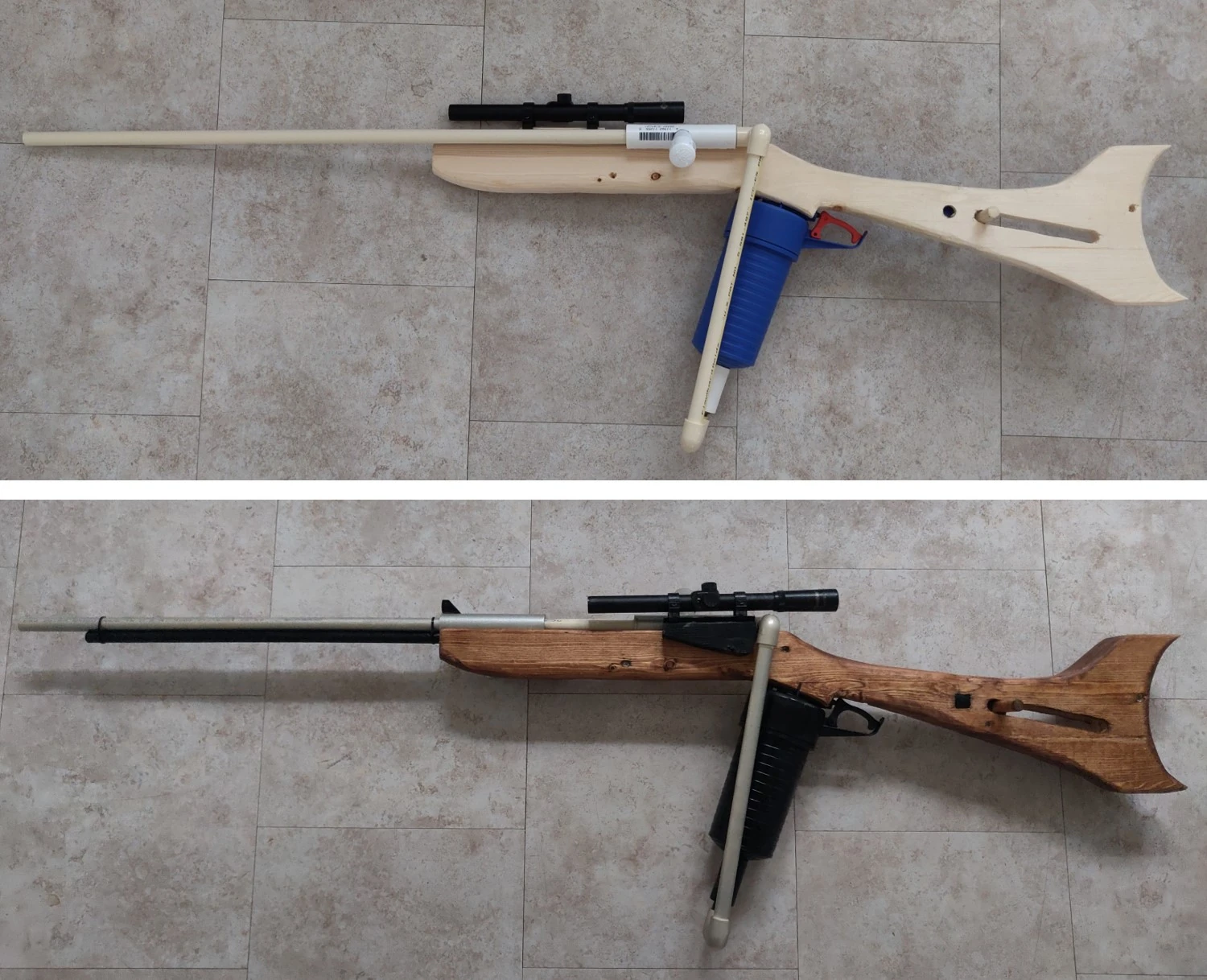 Just finished up building a Tusken Raider cycler rifle powered by a ...