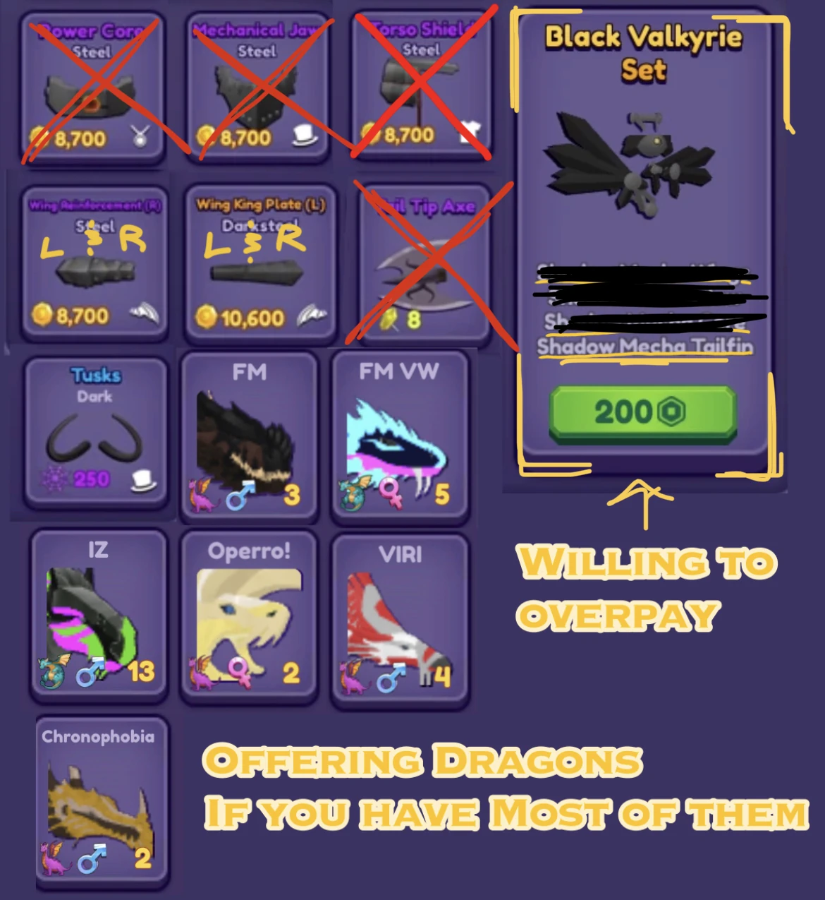 [ LF SPECIFIC ACCESSORIES! ] [OFFERING DRAGONS, COINS, OR OTHER ACCESSORIES] | Fandom