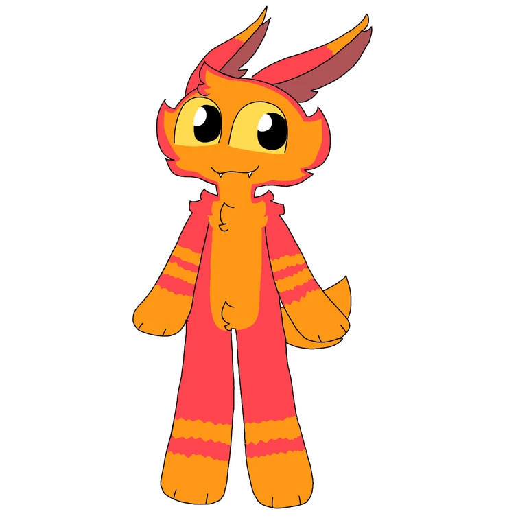 Pyro from Regretevator fanon wiki in my art style! (Gift for @Flarecool ...